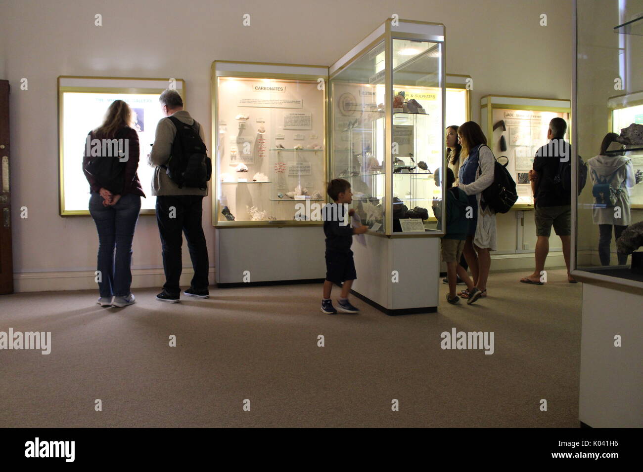 People in museum Stock Photo - Alamy