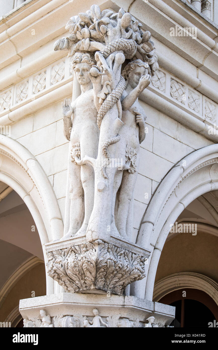 Adam and eve tower hi-res stock photography and images - Alamy