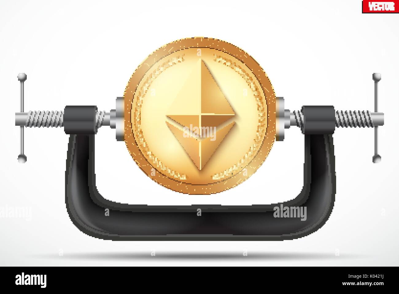 Squeeze budget vice Stock Vector Images - Alamy