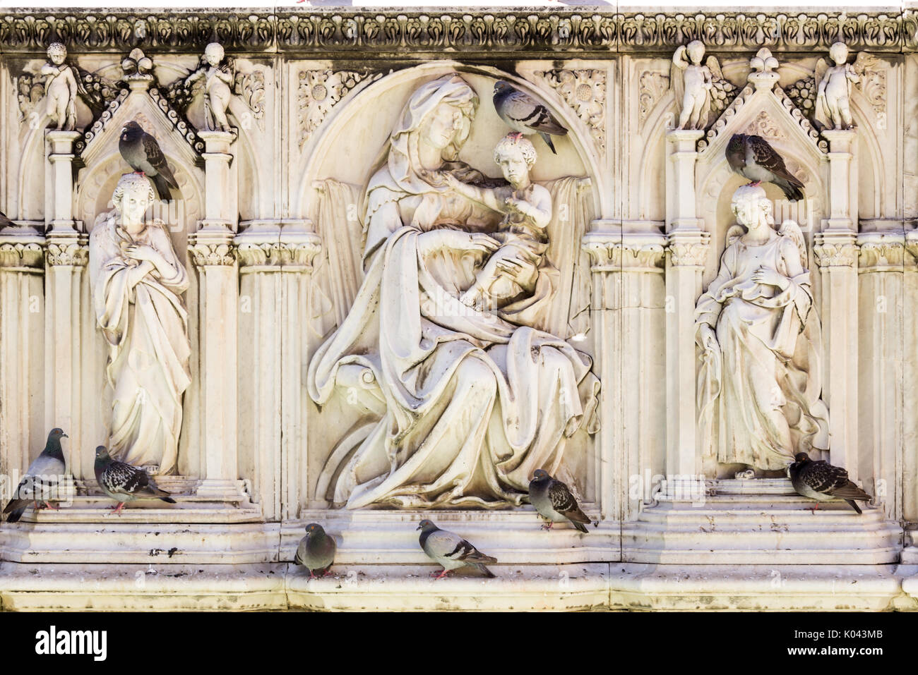 Fonte gaia (fountain of joy) in siena hi-res stock photography and ...