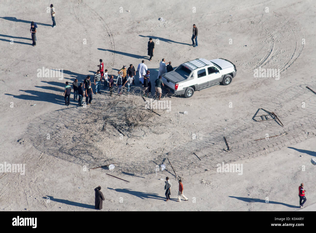 Bahrain protests and uprising in March 2011 during arab spring Stock ...