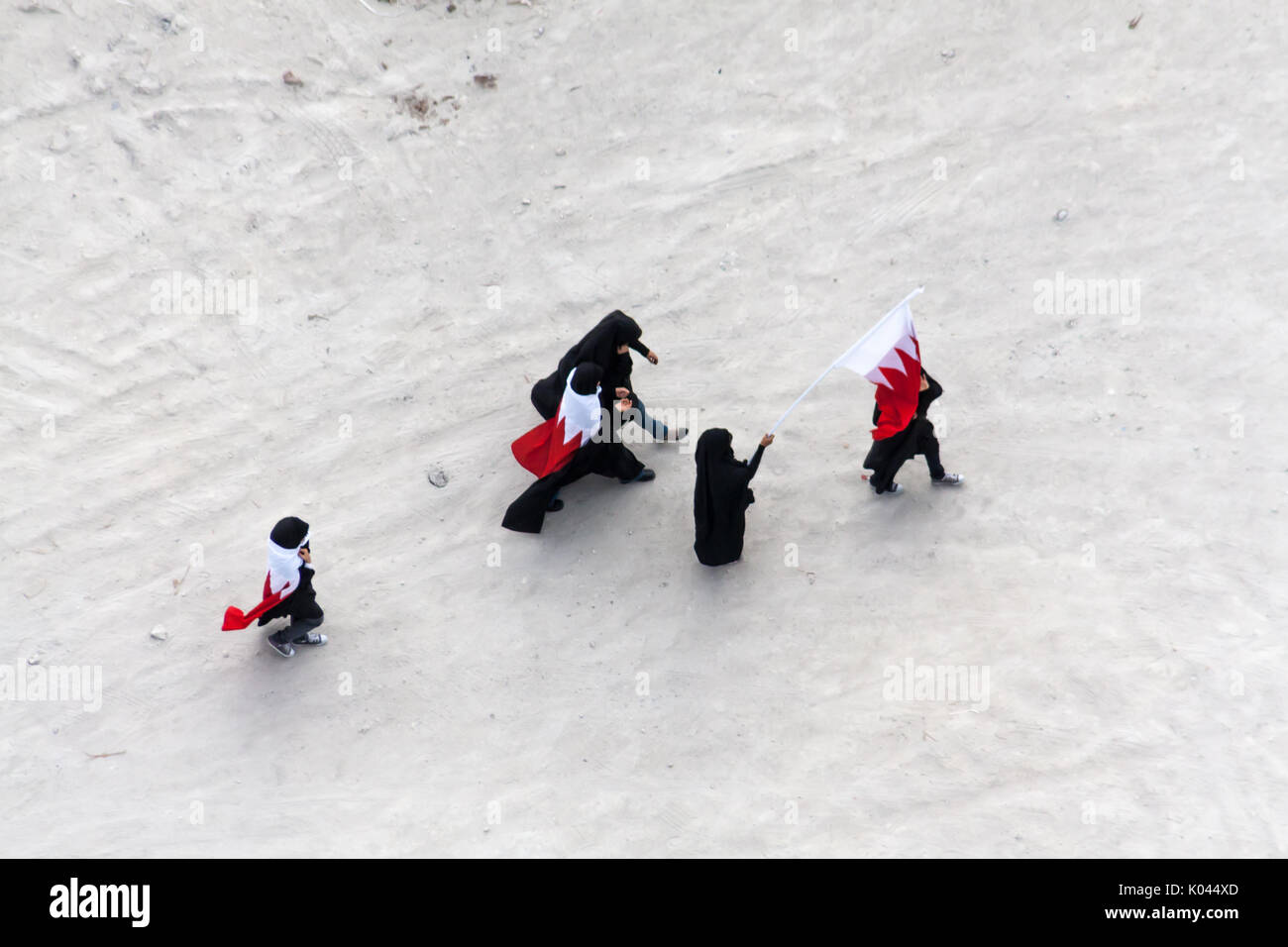 Bahrain protests and uprising in March 2011 during arab spring Stock ...