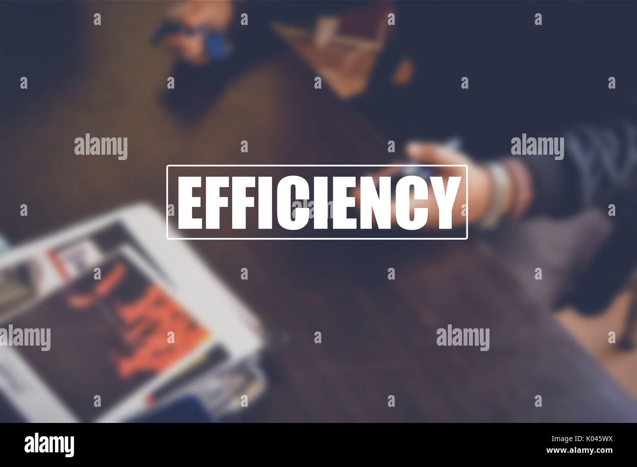 efficiency business background Stock Photo - Alamy