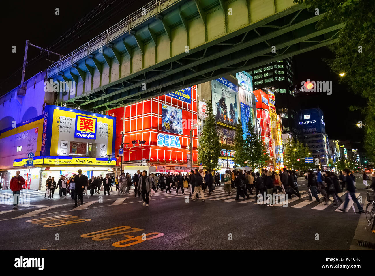 TOKYO, JAPAN - NOVEMBER 25 2015: Akihabara is an Electric Town, Center ...