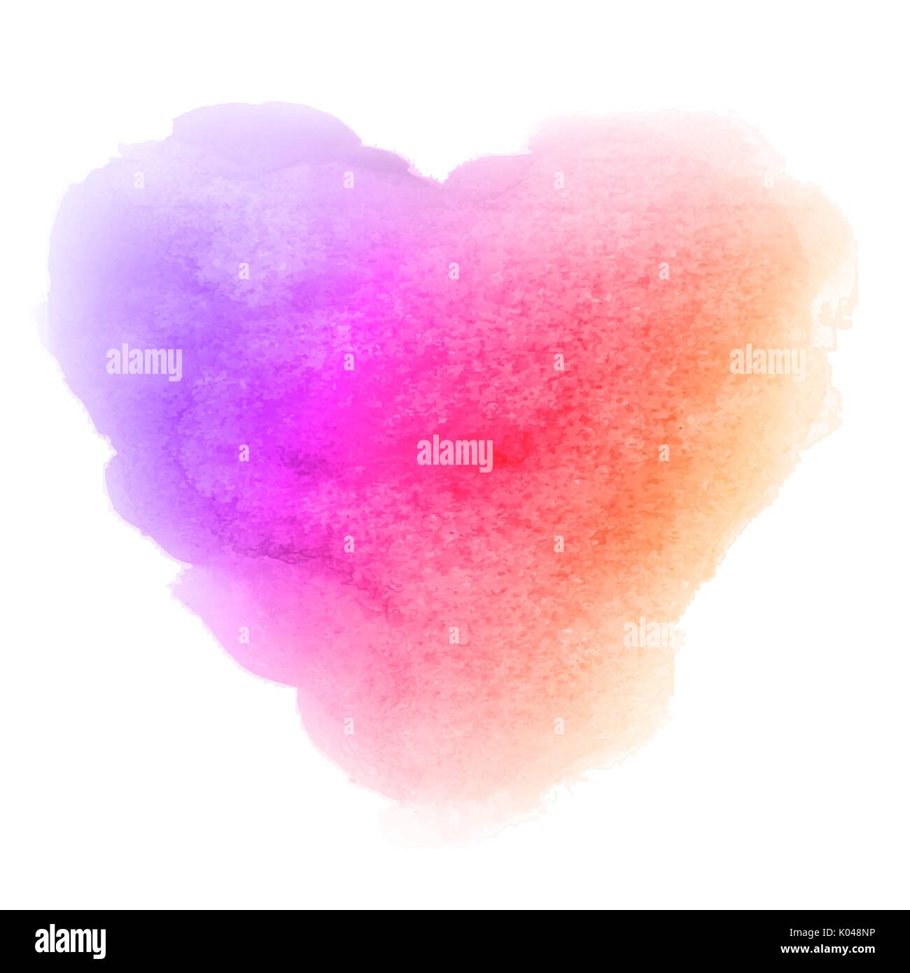 Abstract orange watercolor stain Stock Vector Images - Alamy