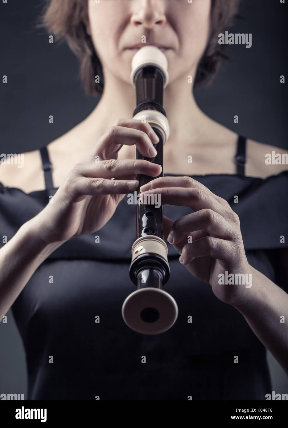 Recorder musical instrument hi-res stock photography and images - Alamy