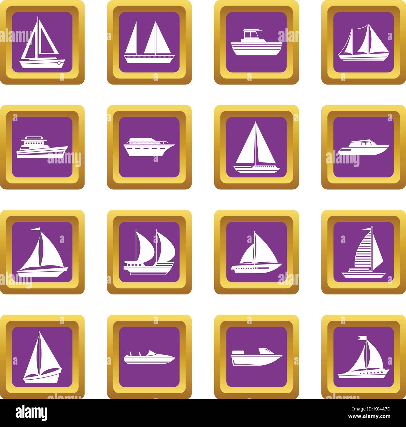 Purple sail Stock Vector Images - Alamy