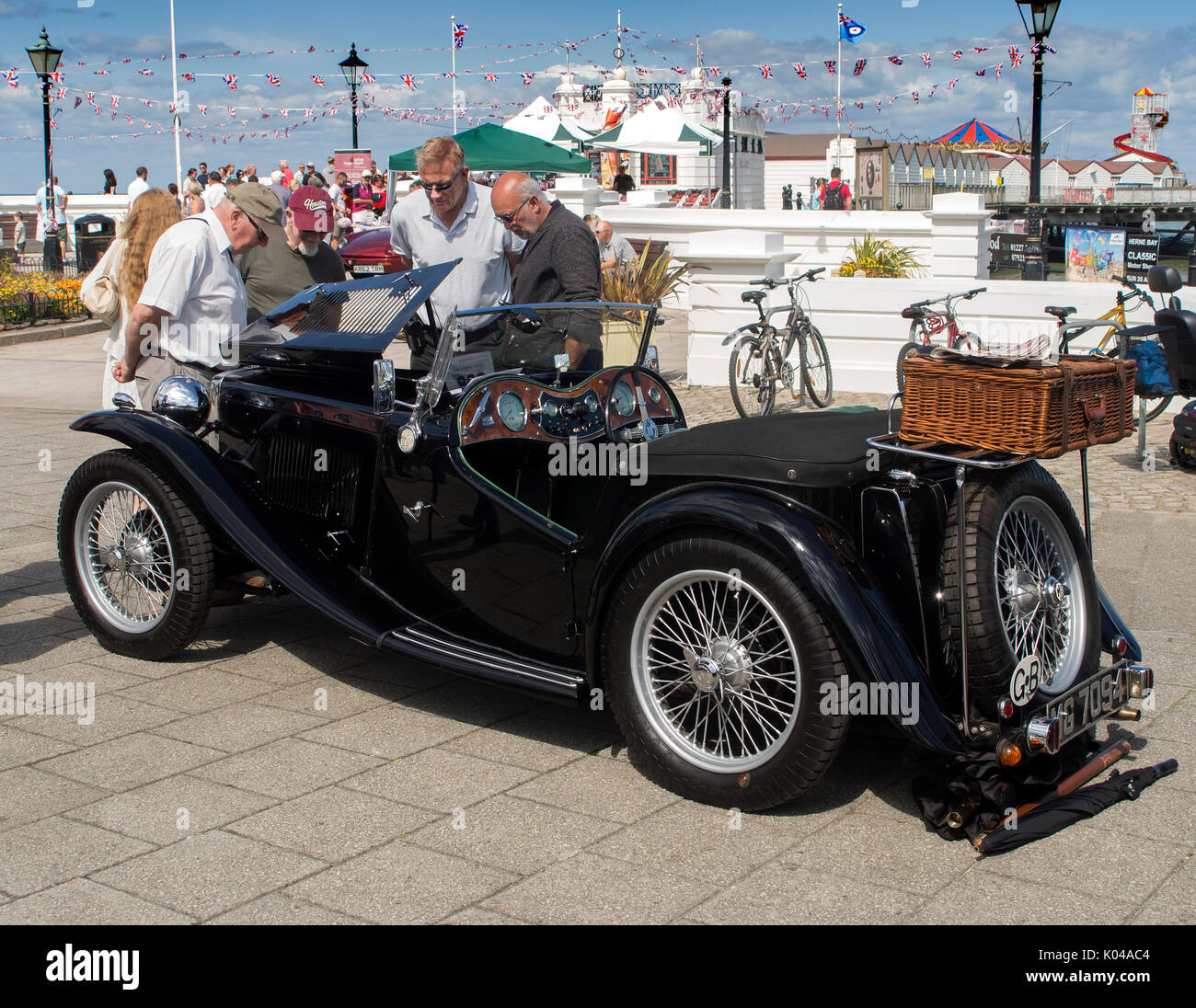 MG TC at Herne Bay Classic car show Stock Photo - Alamy