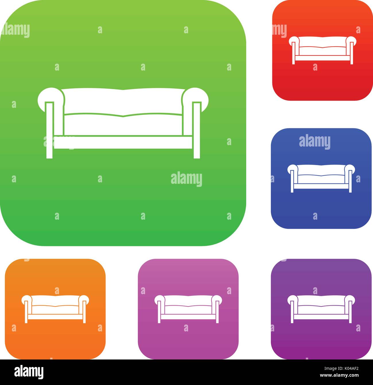 Sofa set collection Stock Vector Image & Art - Alamy