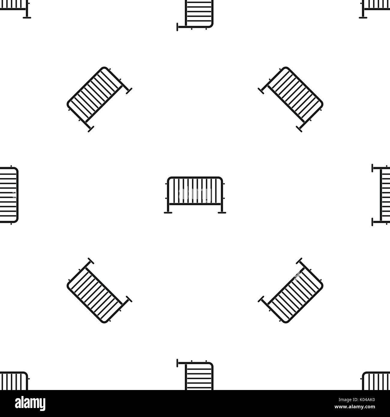 Steel barrier pattern seamless black Stock Vector Image & Art - Alamy