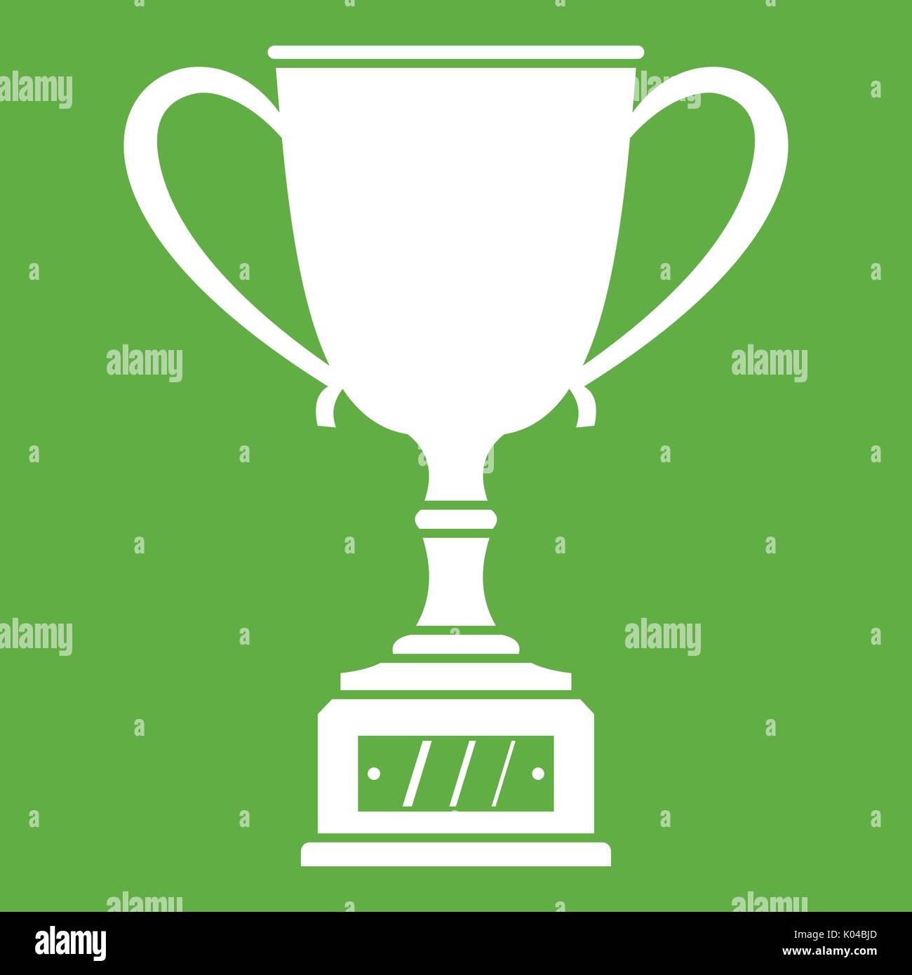 Winner cup icon green Stock Vector Image & Art - Alamy