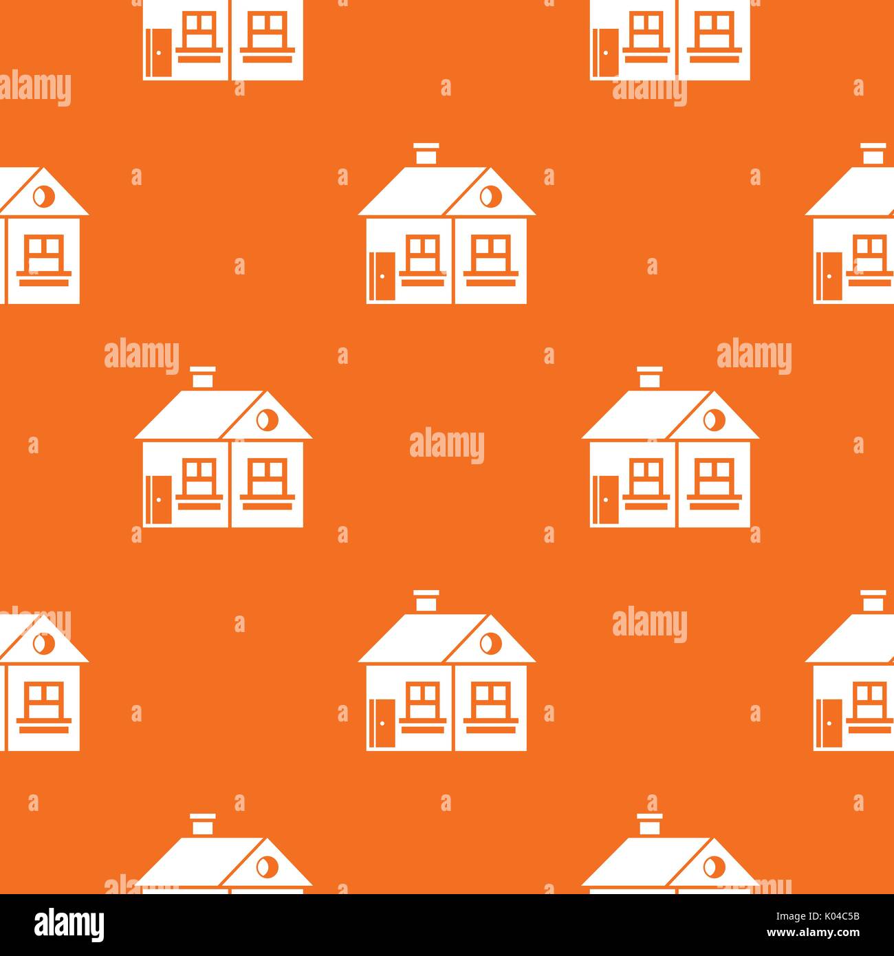 Large single-storey house pattern seamless Stock Vector Image & Art - Alamy