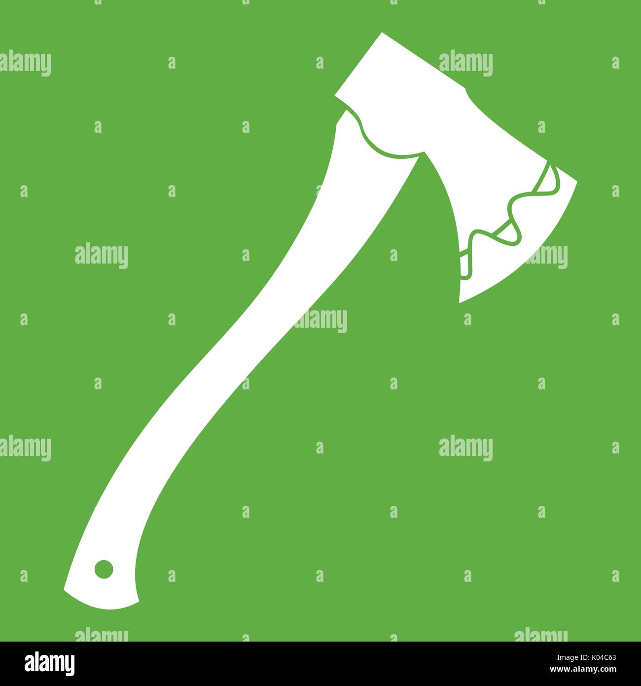 Axe In blood icon green Stock Vector Image & Art - Alamy