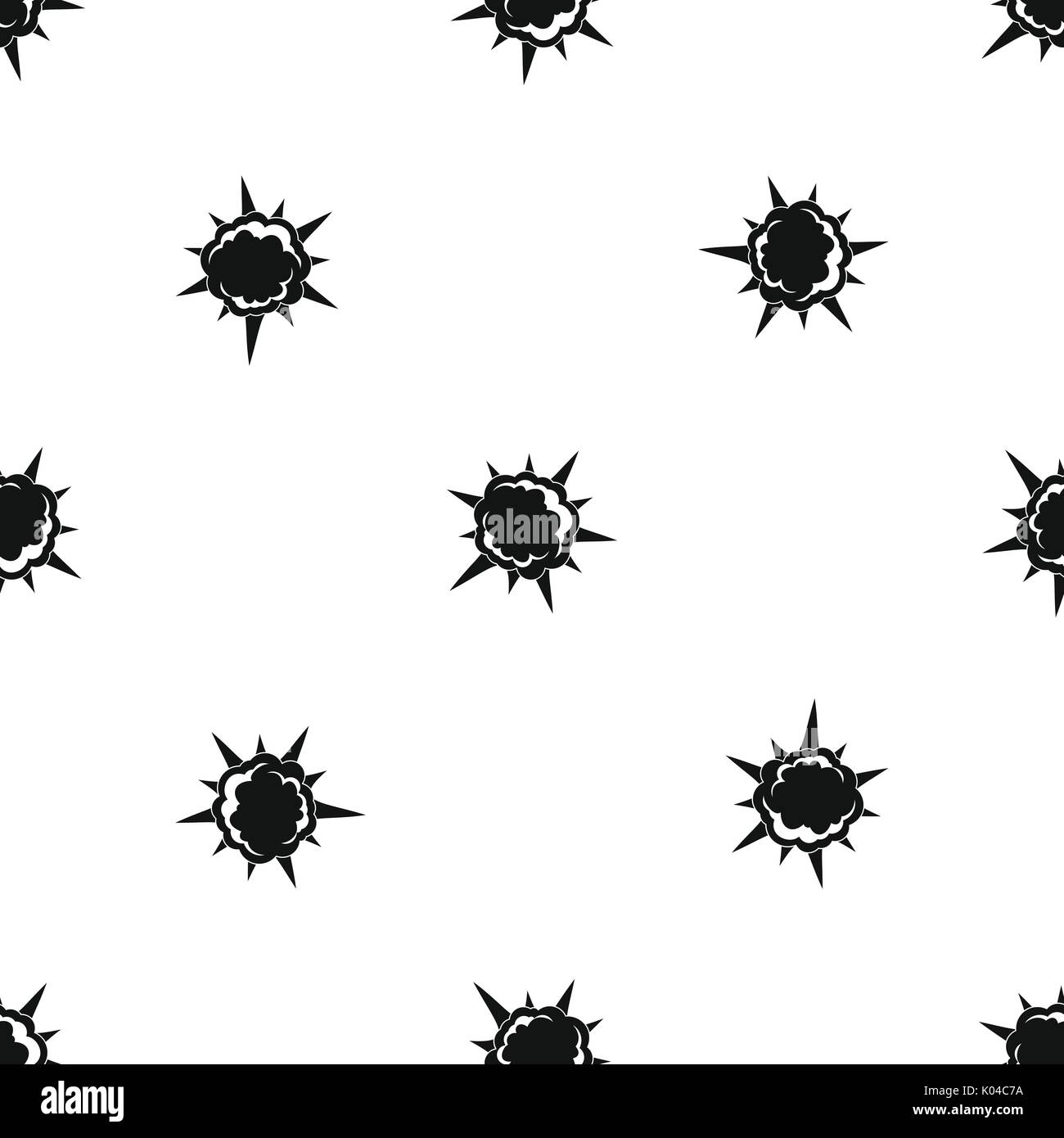 Powerful explosion pattern seamless black Stock Vector Image & Art - Alamy
