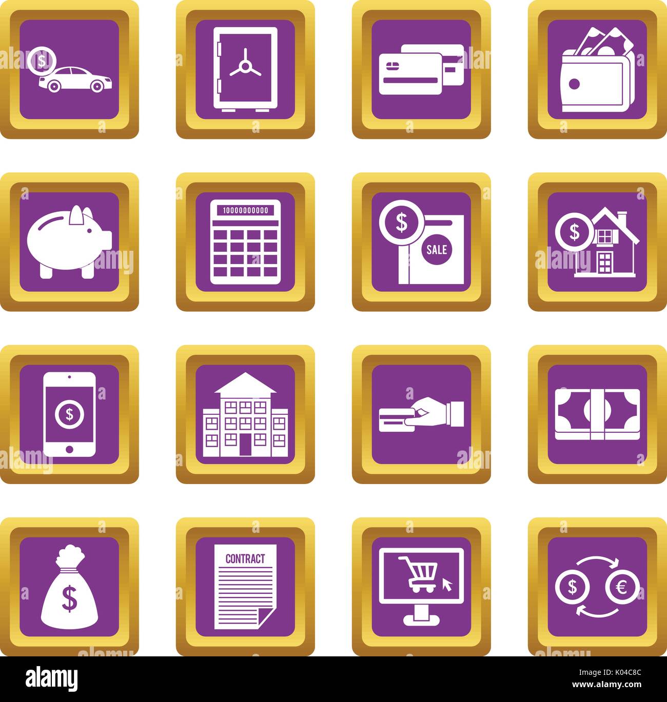 Purple credit card design Stock Vector Images - Alamy