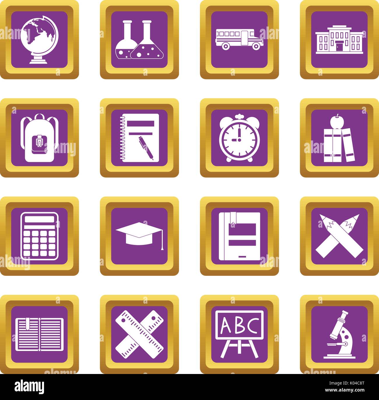 Purple eraser Stock Vector Images - Alamy