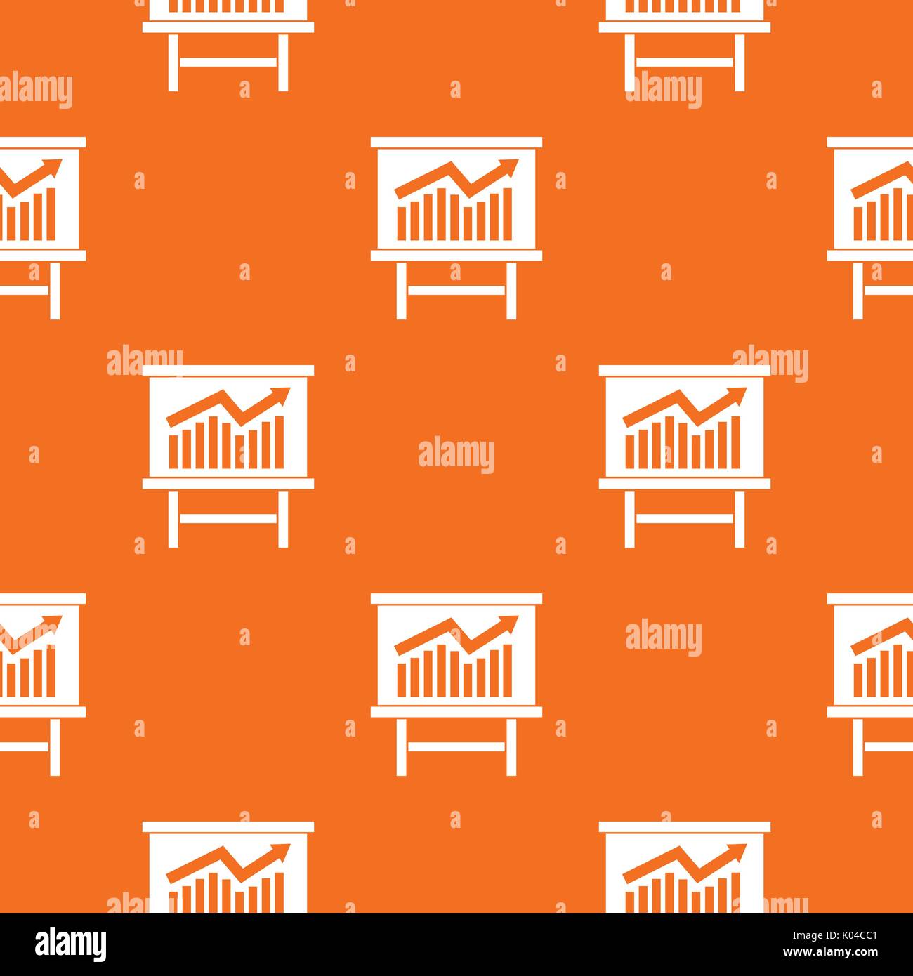 Growing chart presentation pattern seamless Stock Vector Image & Art ...
