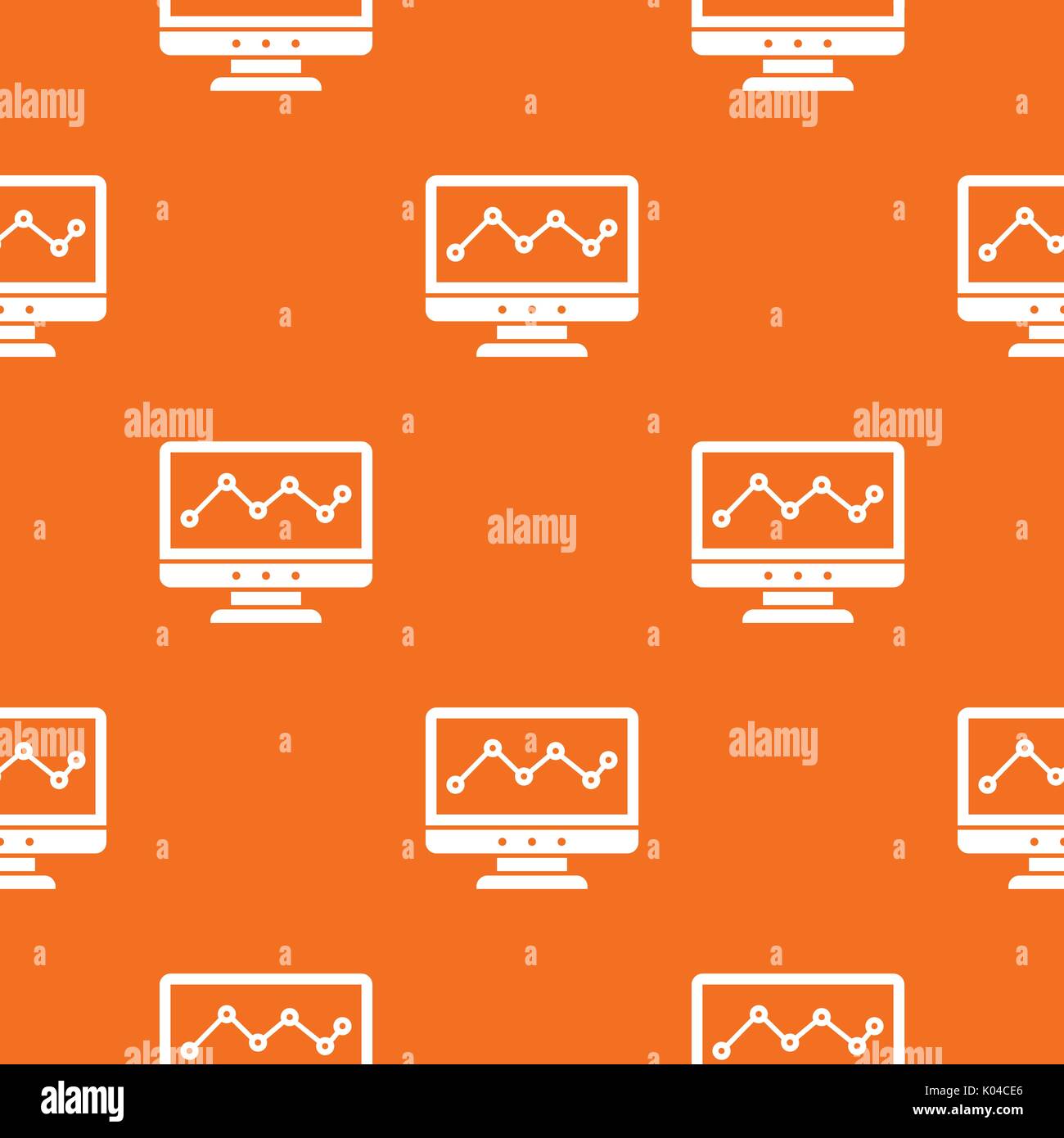 Graph in computer screen pattern seamless Stock Vector Image & Art - Alamy
