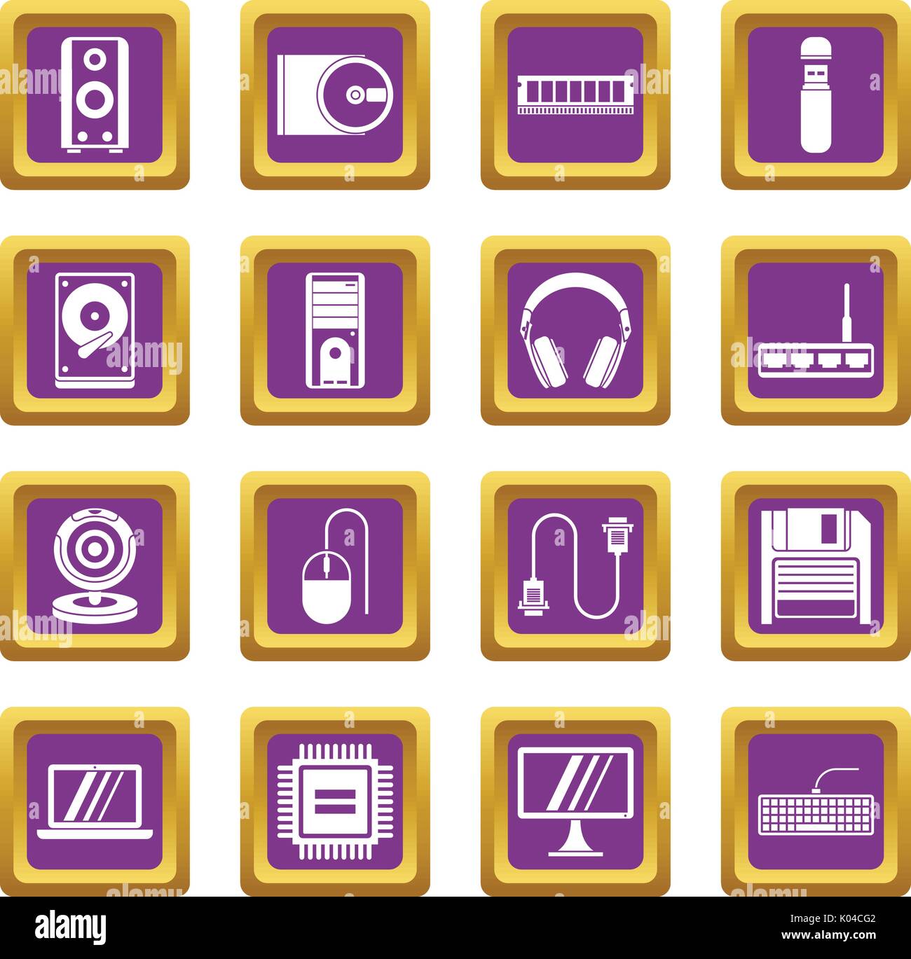 Tablet and usb stick Stock Vector Images - Alamy