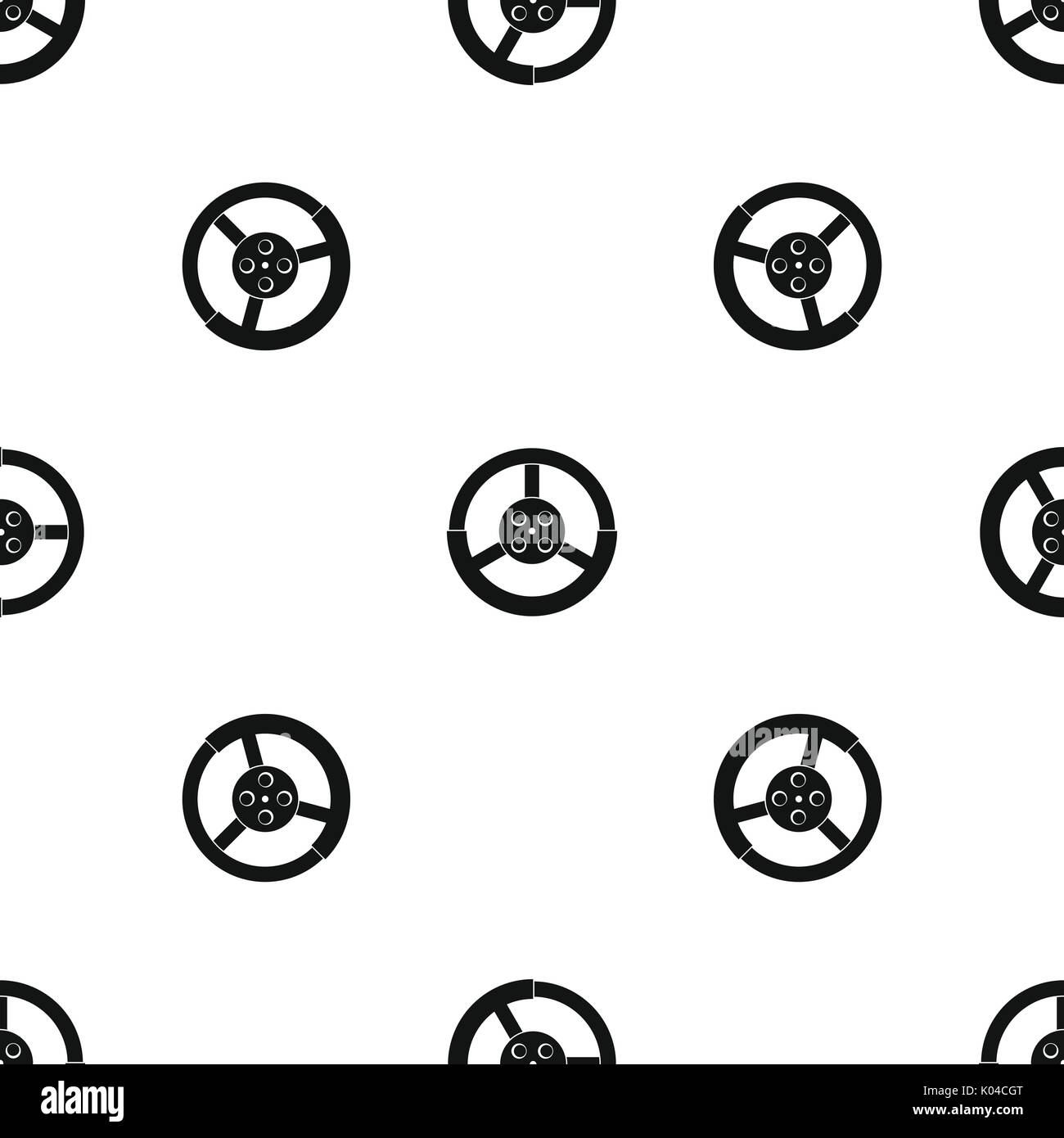 Steering wheel pattern seamless black Stock Vector Image & Art - Alamy