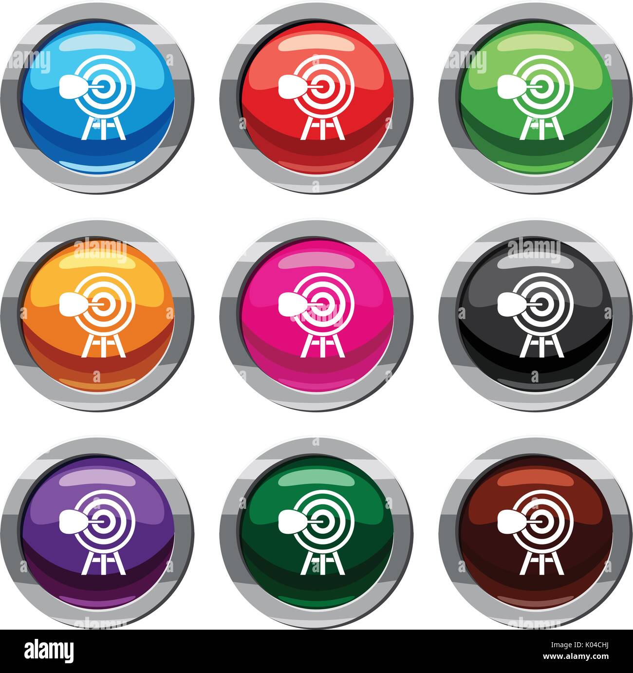 Target set 9 collection Stock Vector Image & Art - Alamy
