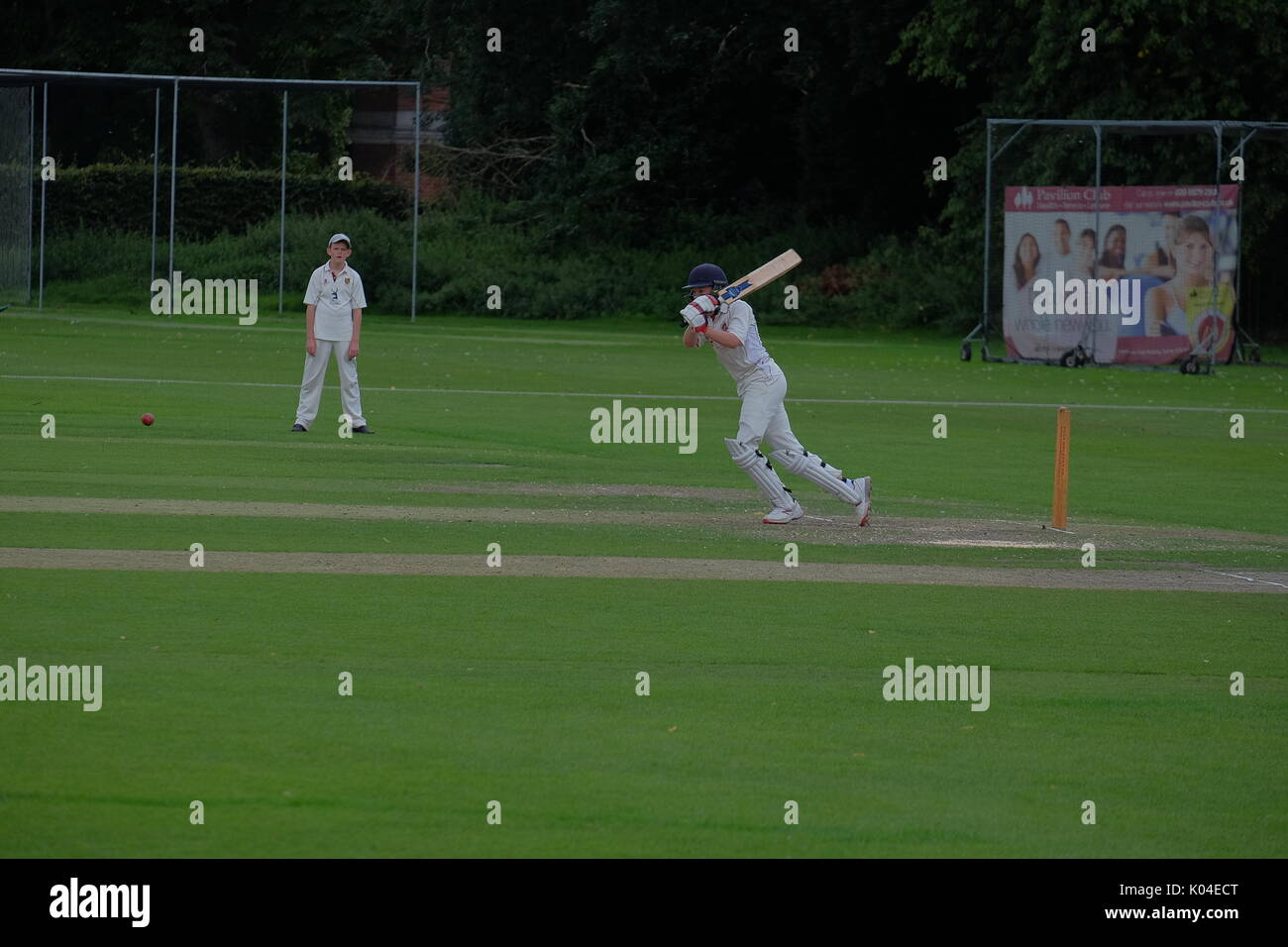 Cricket bowler running hi-res stock photography and images - Alamy