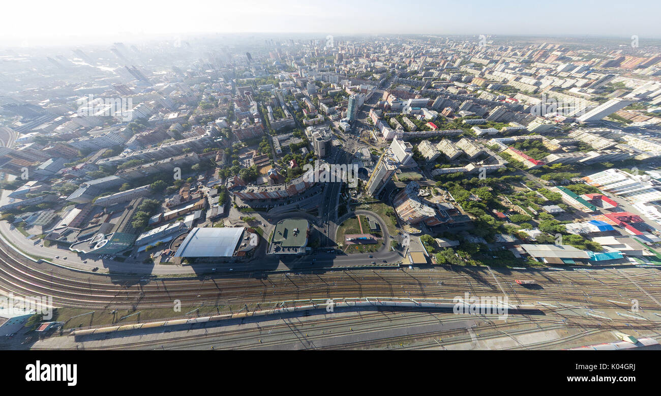 Aerial view skyline skyscraper city hi-res stock photography and images ...
