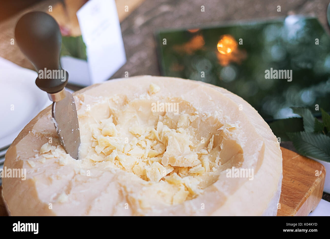 Parmesan cheese production hi-res stock photography and images - Alamy