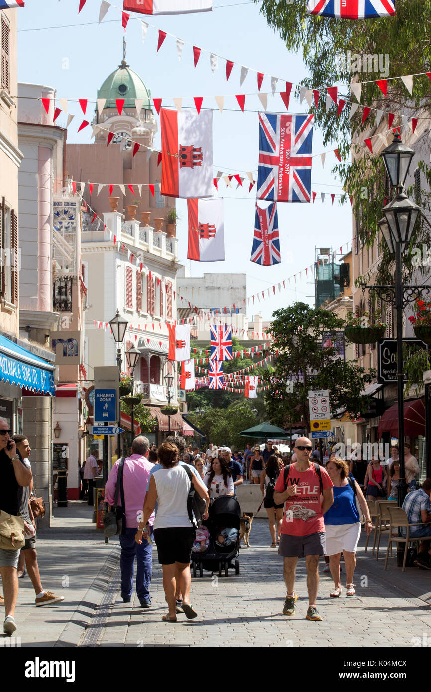 Uk gibraltar main street hi-res stock photography and images - Alamy