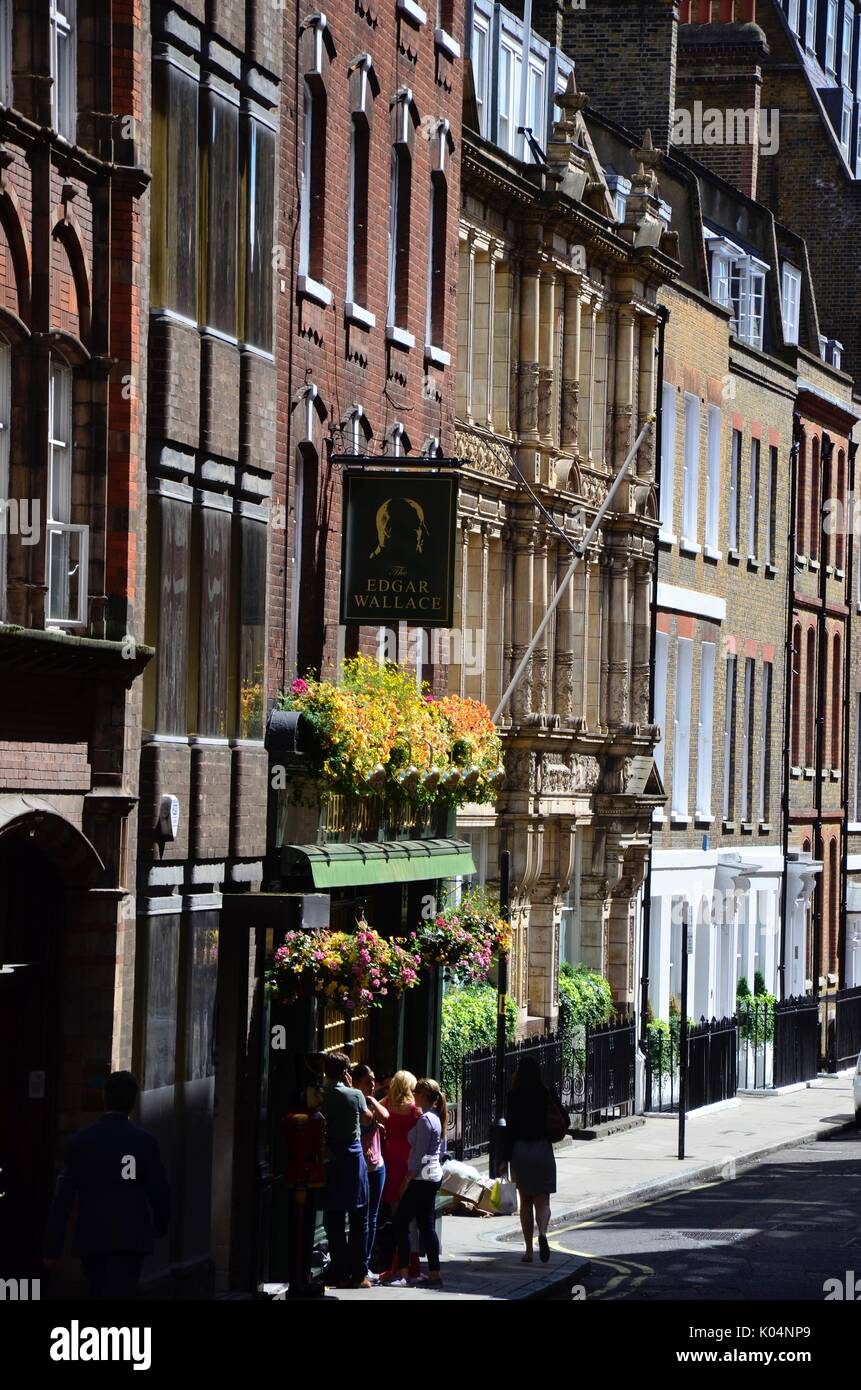 Edgar Wallace pub, London, England Stock Photo - Alamy