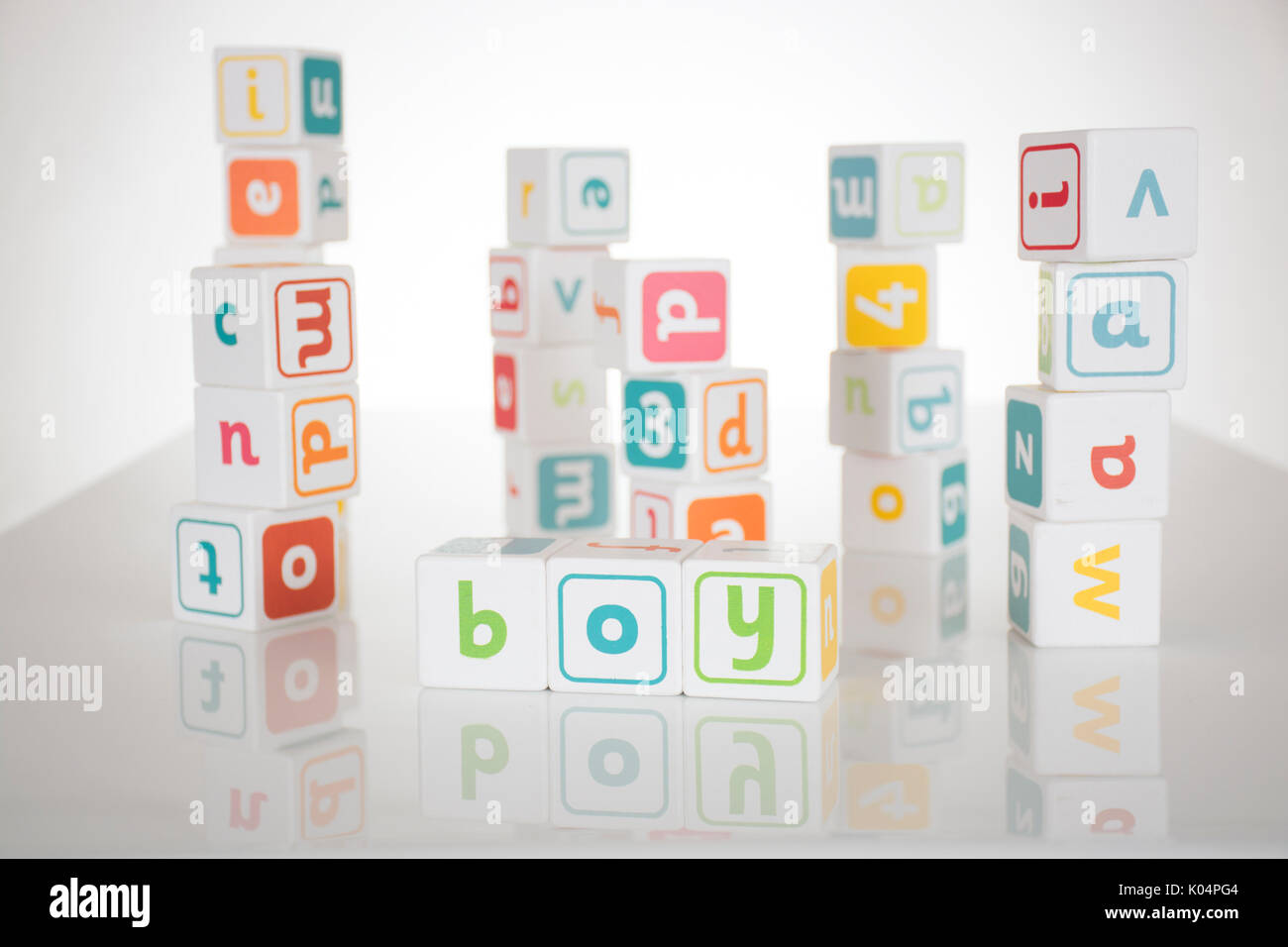 Blocks spelling baby boy hi-res stock photography and images - Alamy