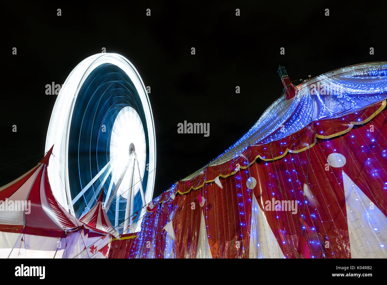 Circus tent at night hi-res stock photography and images - Alamy