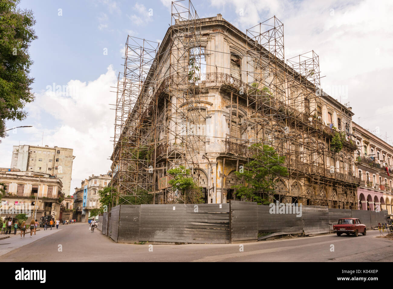 Renovation on a dilapidated historic building and architecture in ...
