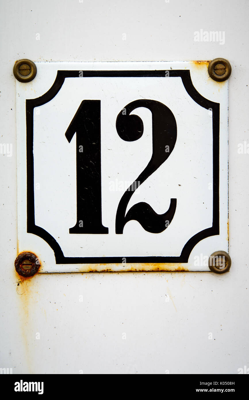 Twelve number hi-res stock photography and images - Alamy