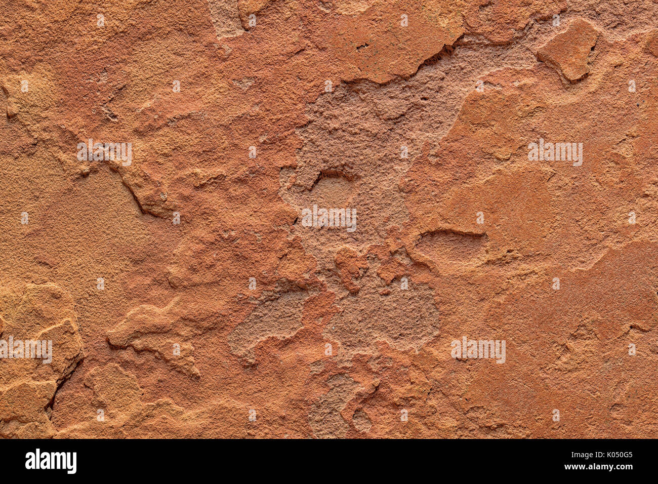 Natural Grunge Rough Slate Stone Background Texture with orange brown ...