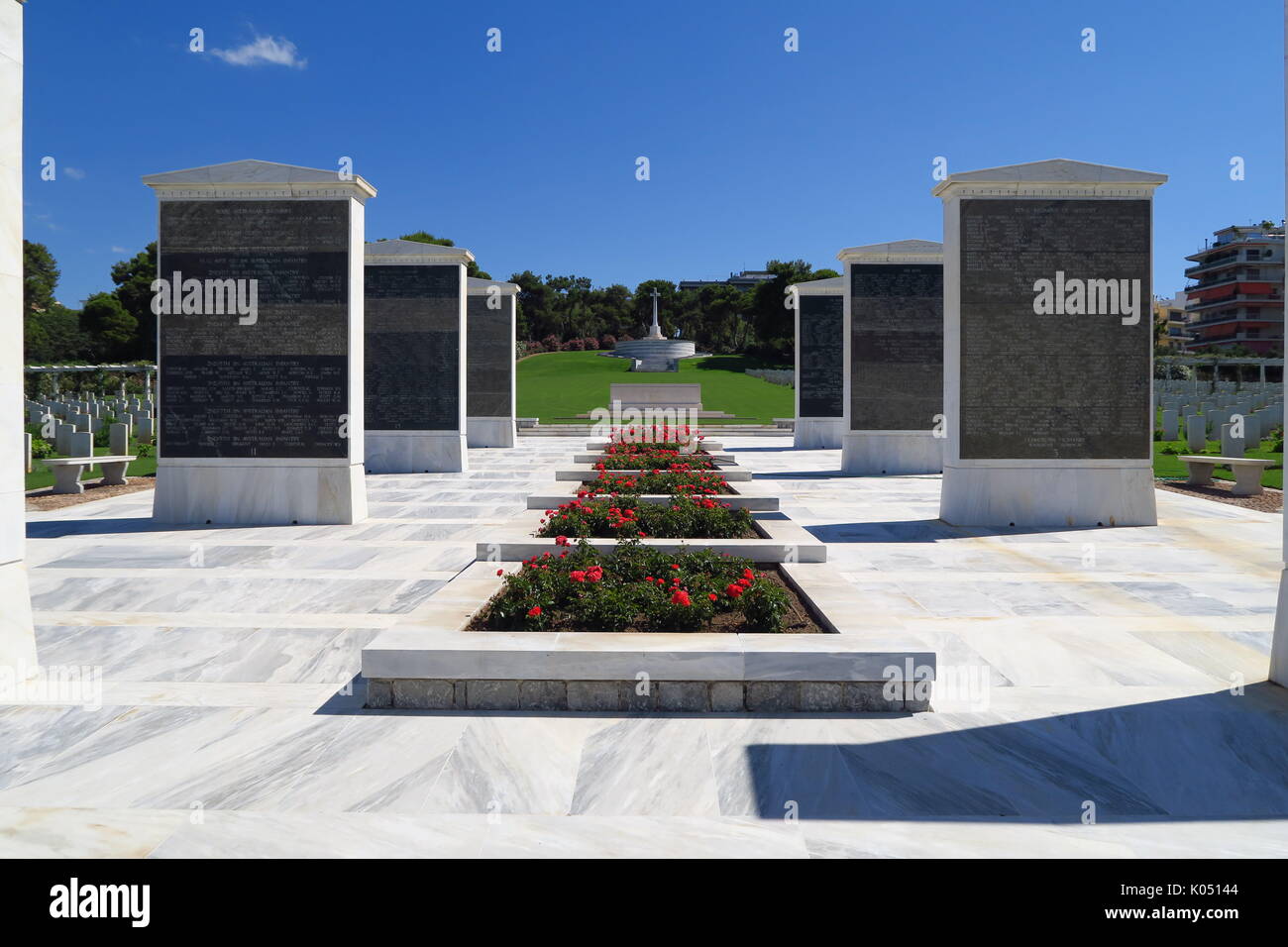 Phaleron War Cemetery, a cemetery maintained by the Commonwealth War ...
