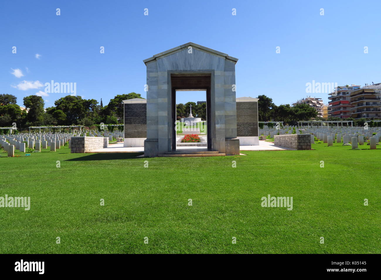 Phaleron War Cemetery, a cemetery maintained by the Commonwealth War ...