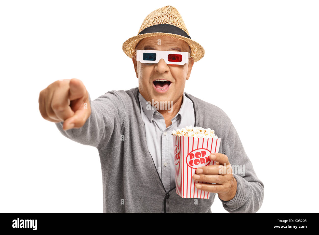 Man cinema laughing popcorn hi-res stock photography and images - Alamy