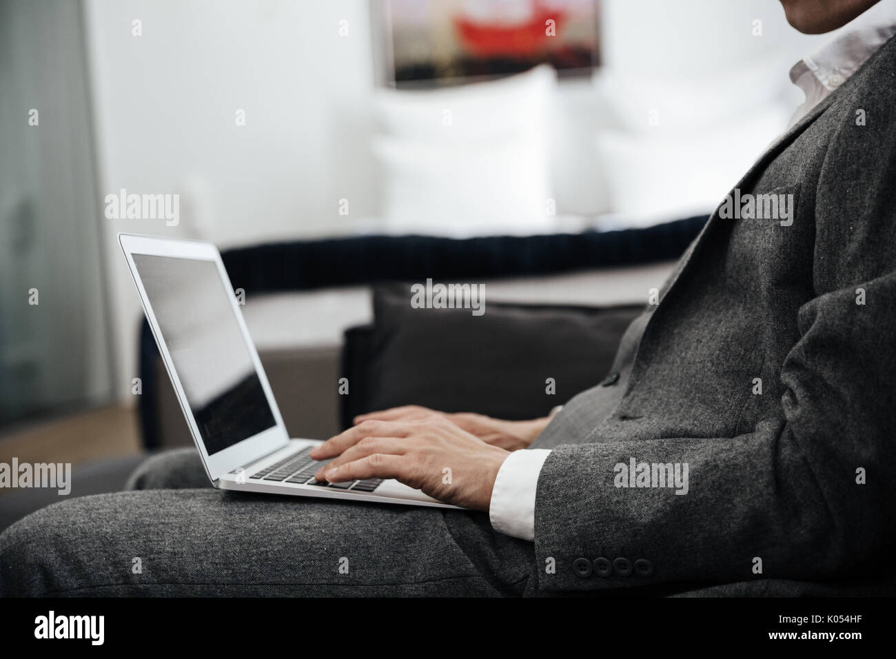 Cropped image businessman typing hi-res stock photography and images ...