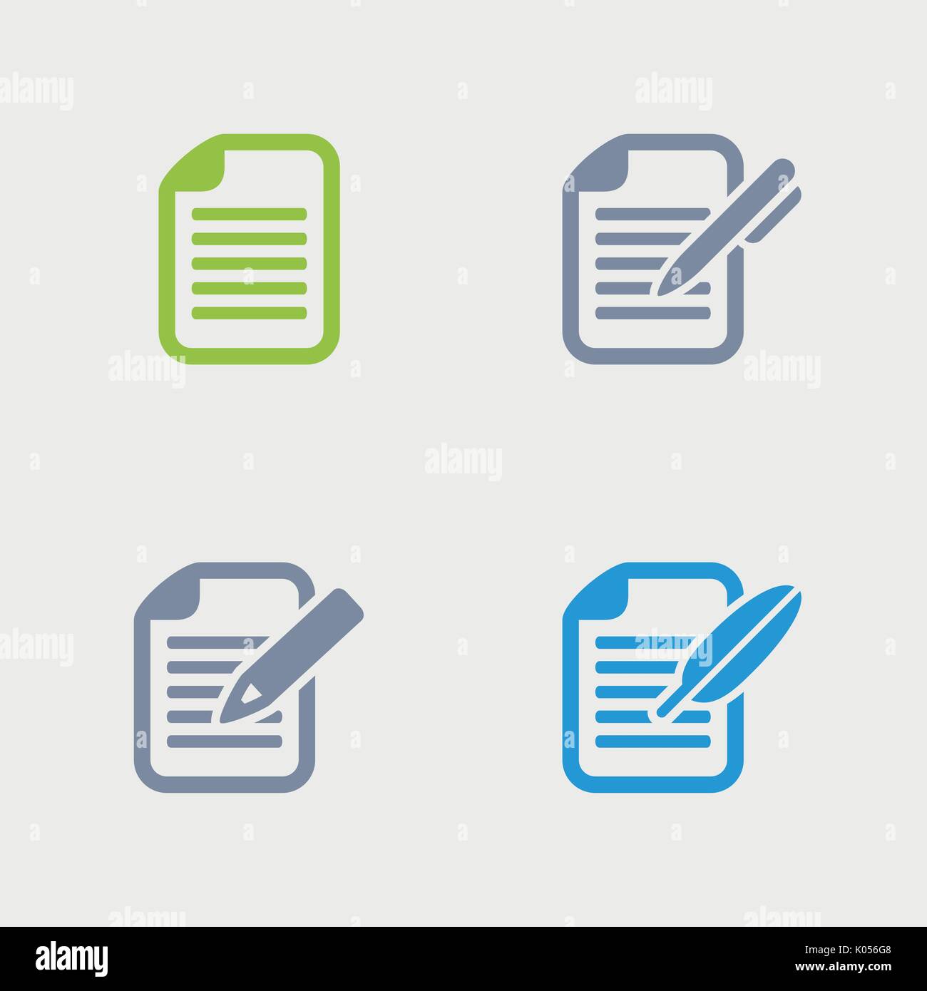 A set of 4 professional, pixel-perfect vector icons designed on a 32x32 ...