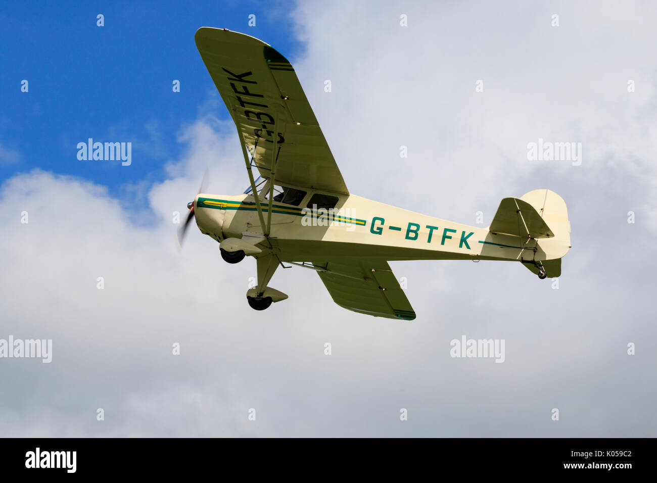 Taylorcraft BC12D Twosome G-BTFK Stock Photo - Alamy