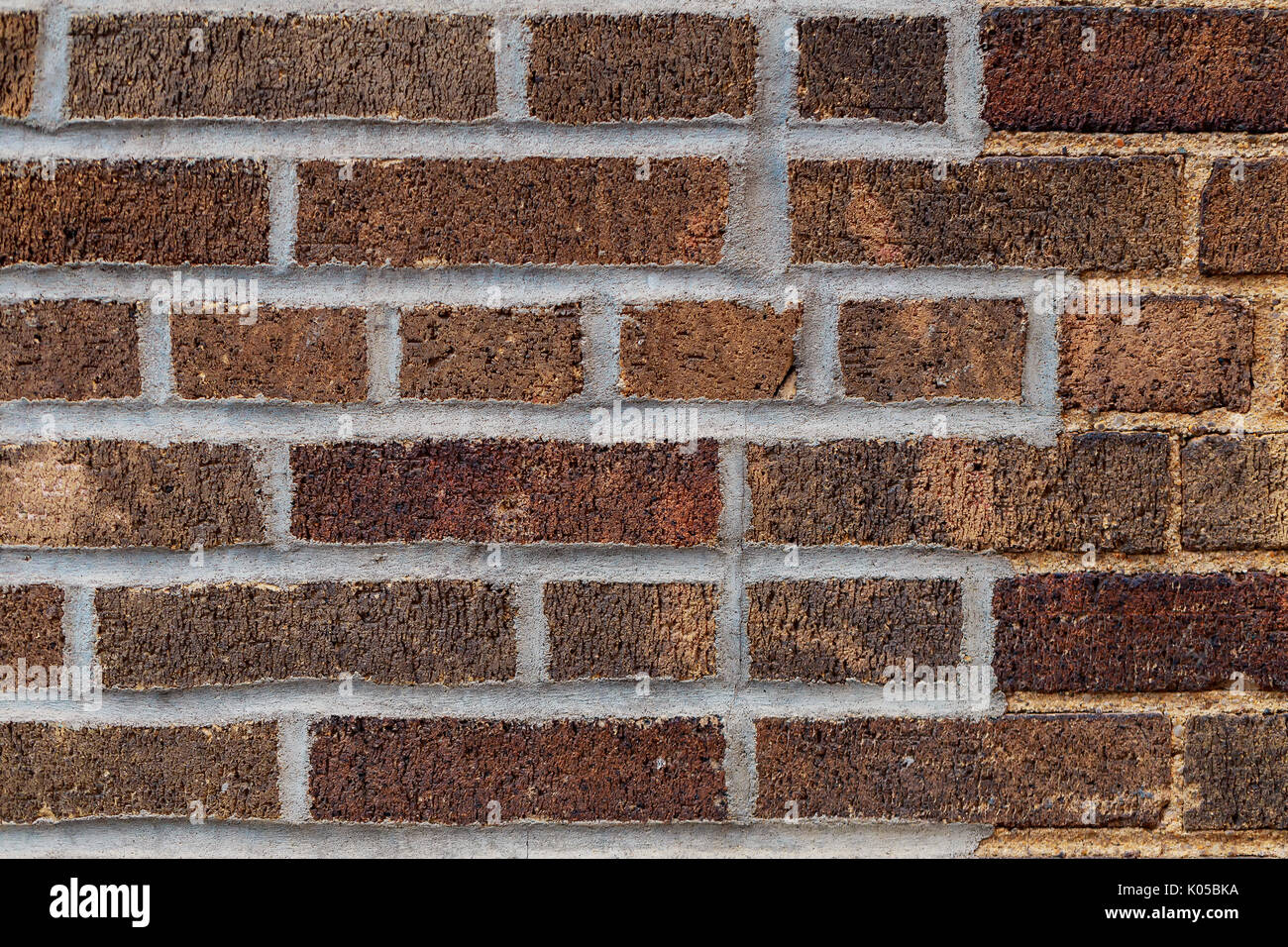 Brown brick wall background and texture vintage style Stock Photo - Alamy