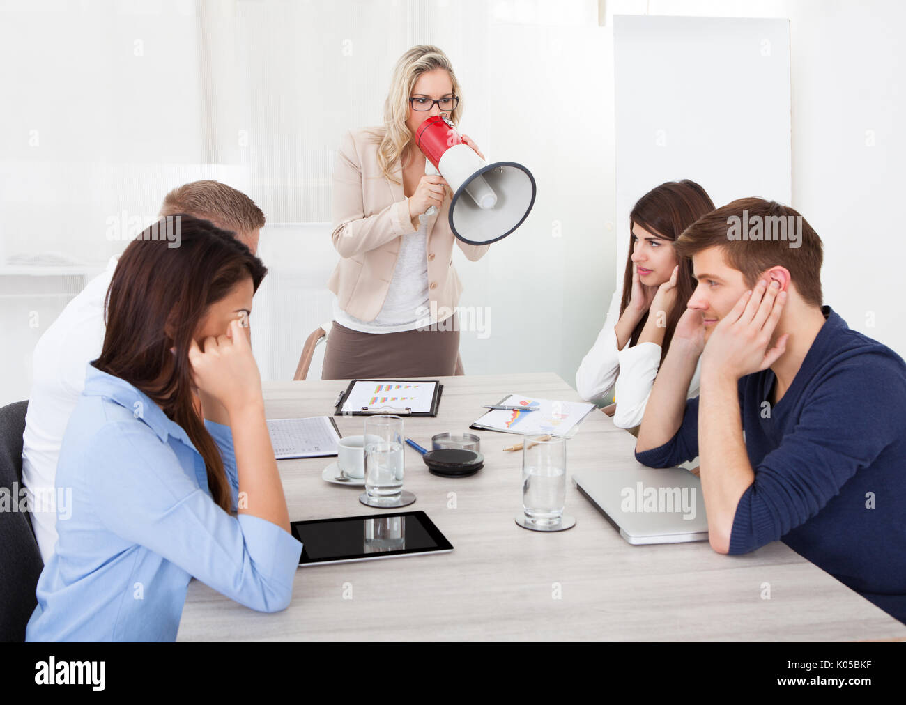 Boardroom meeting laptop hi-res stock photography and images - Alamy