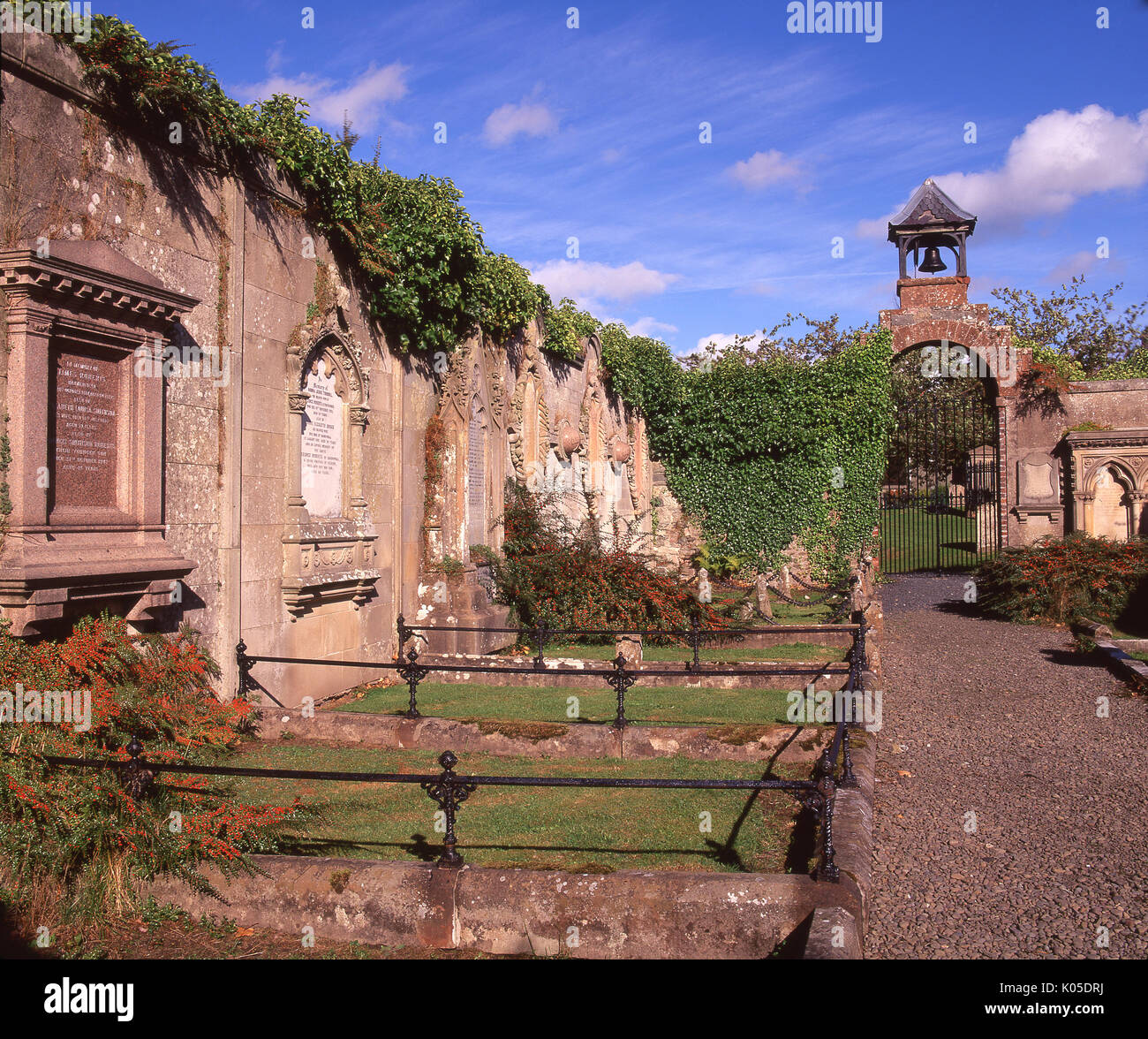 Kirk O the Forest where William Wallace was proclaimed, Selkirk ...