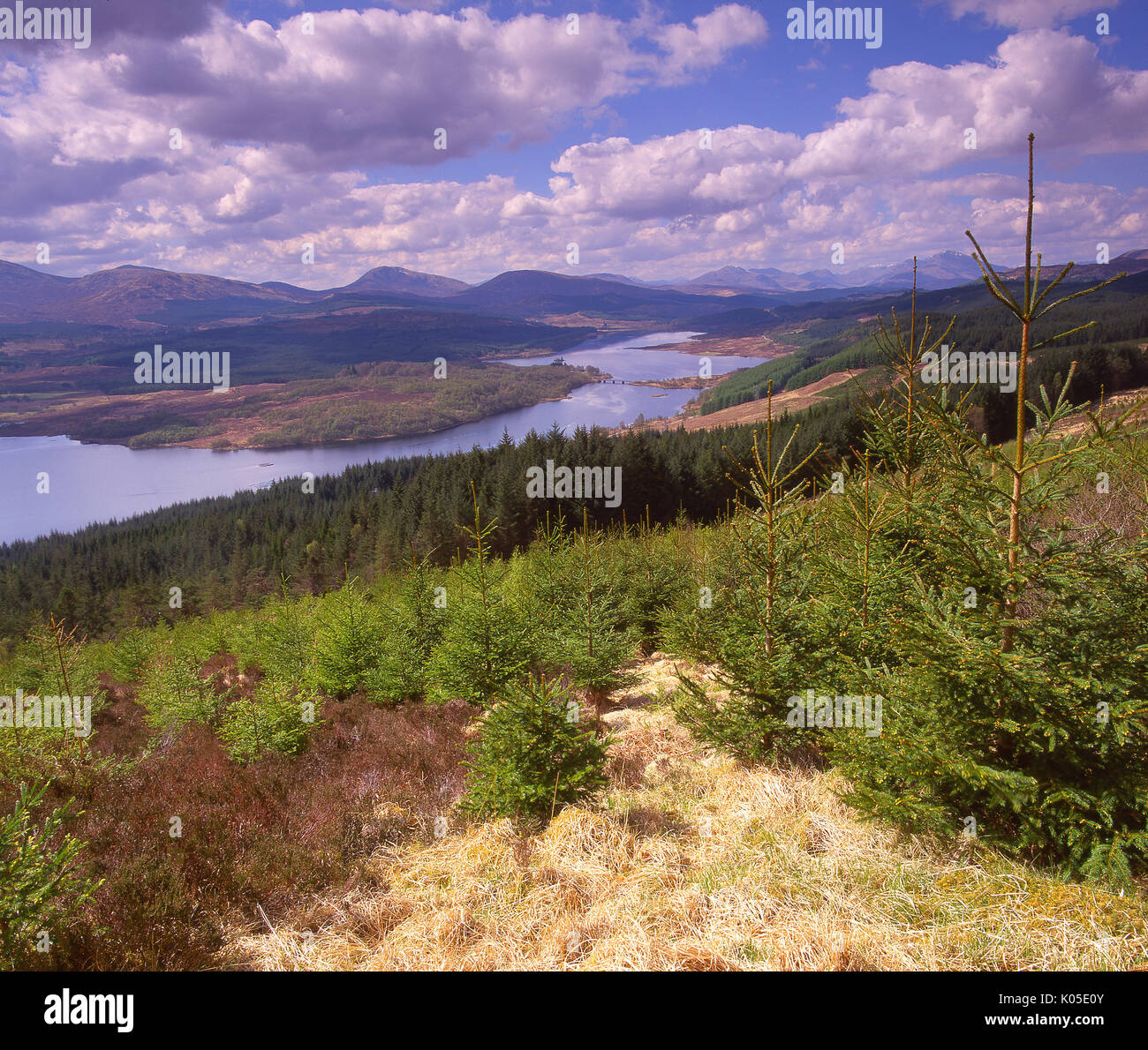 Loch Garry and Knoydart, Lochaber Stock Photo - Alamy