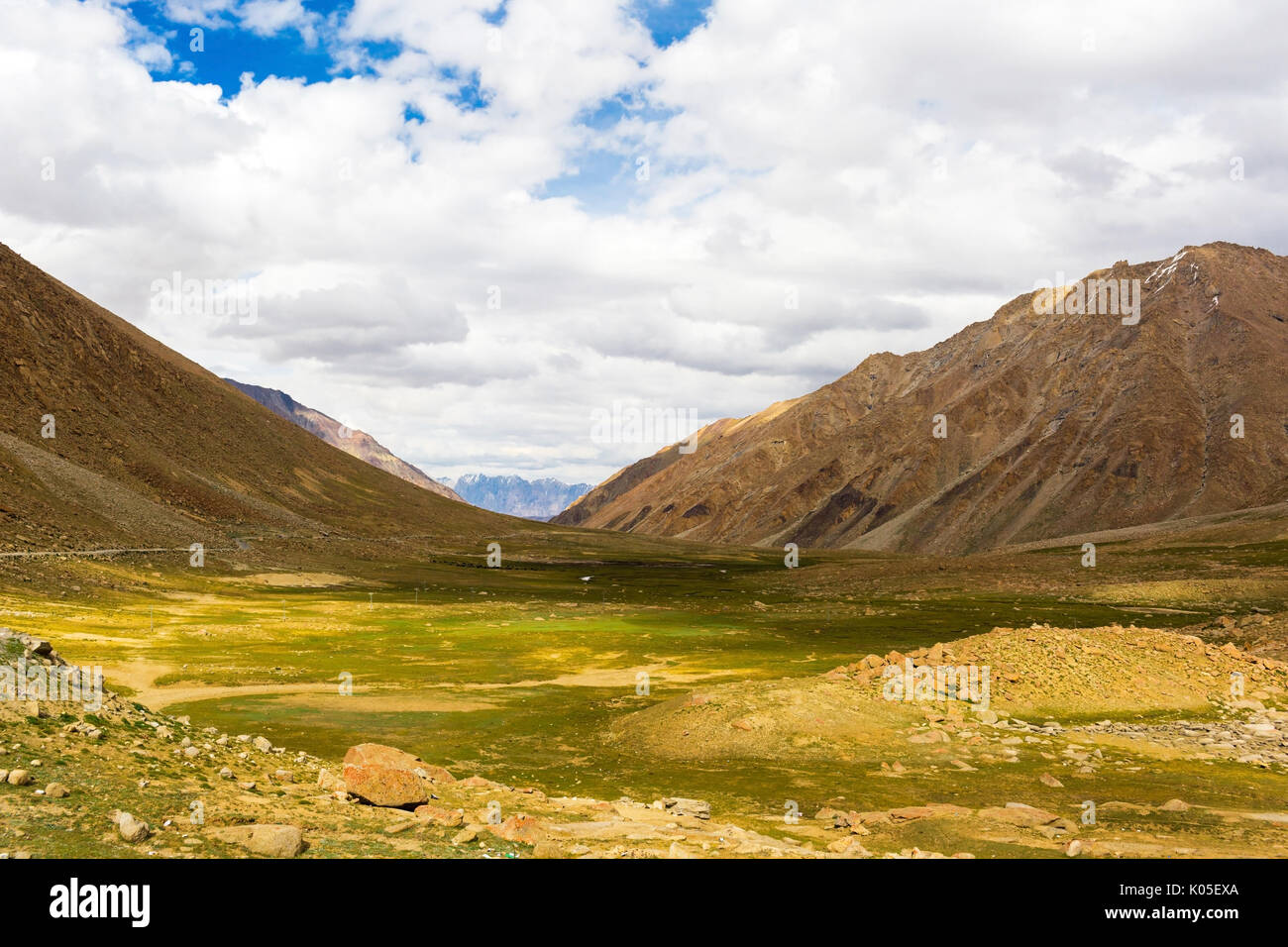 Natural landscape in Leh Ladakh, Jammu and Kashmir, India Stock Photo ...