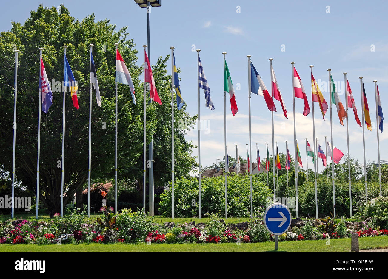 Flags of 27 member states of eu hi-res stock photography and images - Alamy
