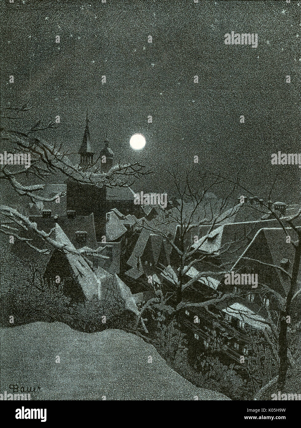 Winter Scene 19th High Resolution Stock Photography and Images - Alamy