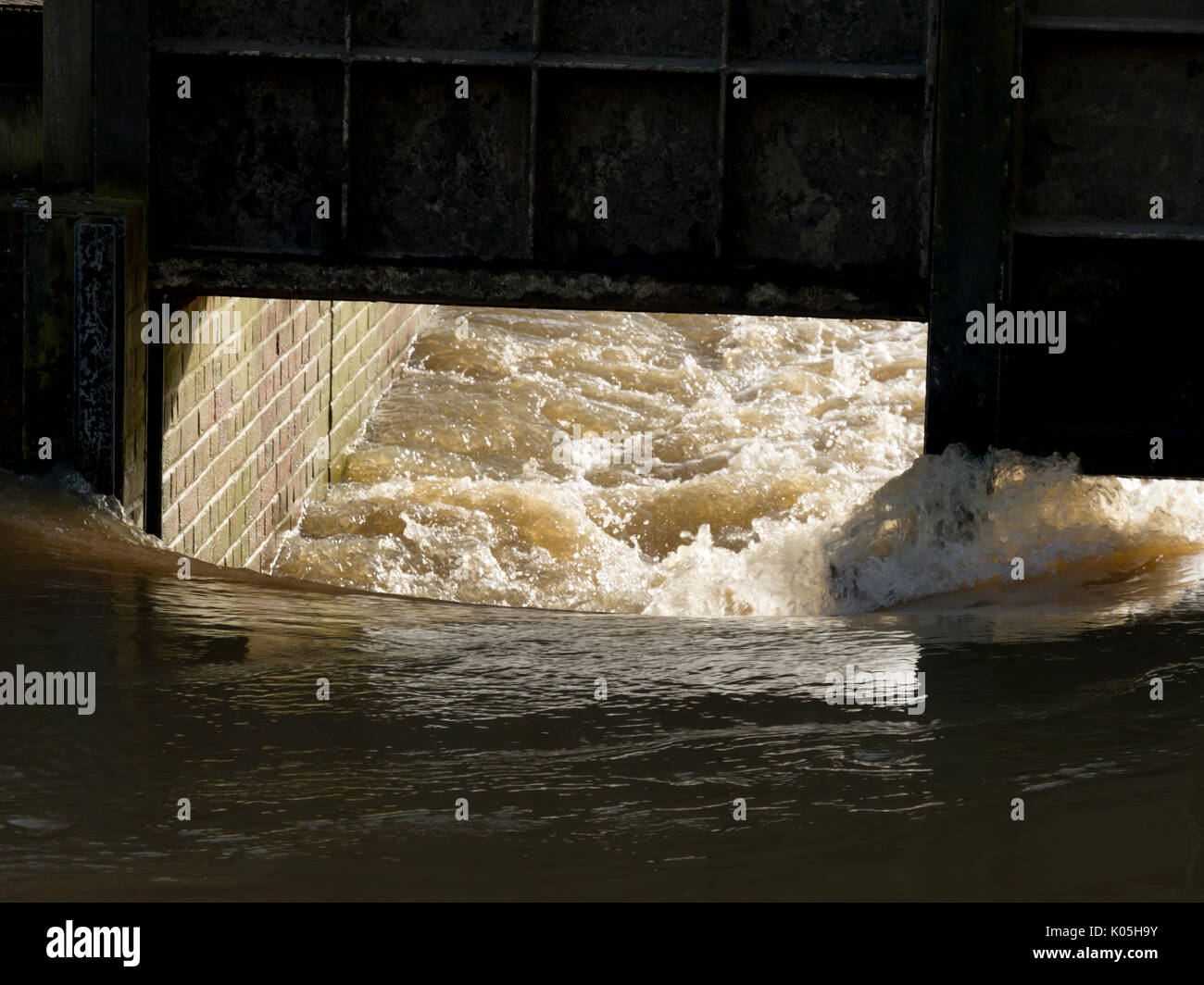 europe, UK, England, Surrey, Cobham floods 2014 Stock Photo - Alamy