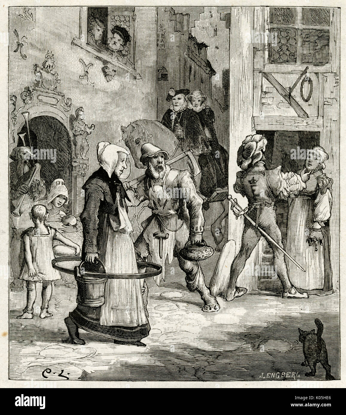 16th century street hi-res stock photography and images - Alamy